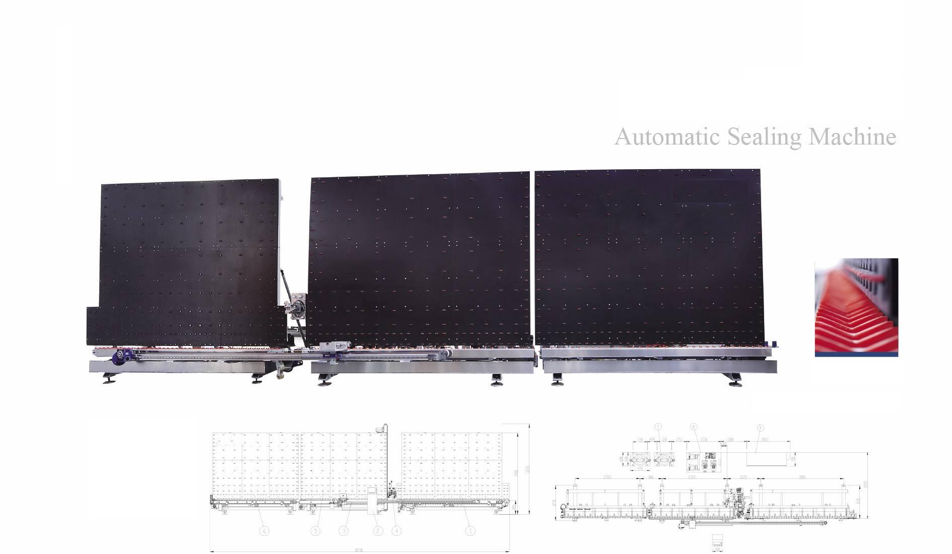 Automaic Sealing Machine for Triangle Glasses