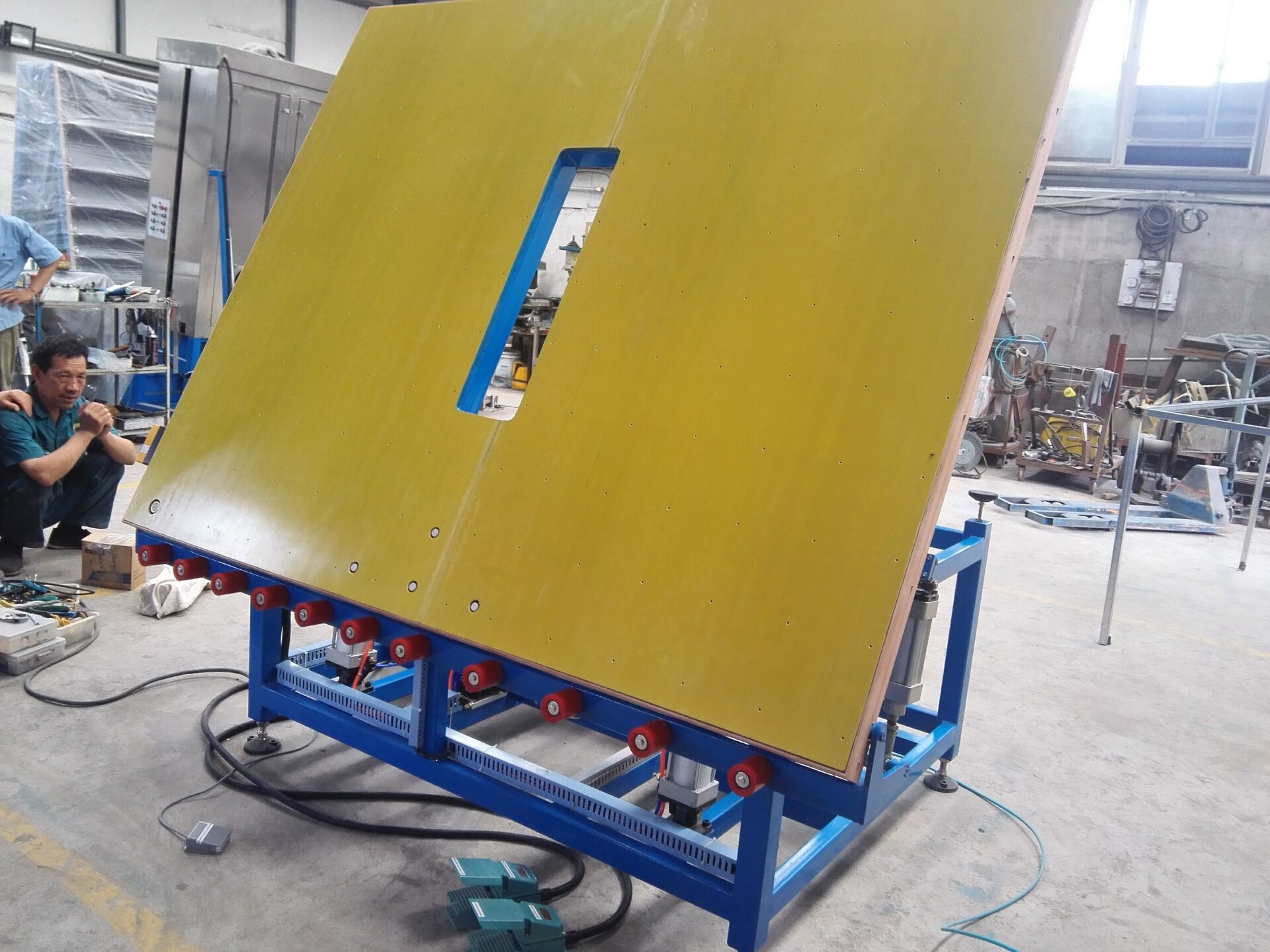 Air Float Application Table with Tilting&Vacuum Suckers,Warm Edge ...