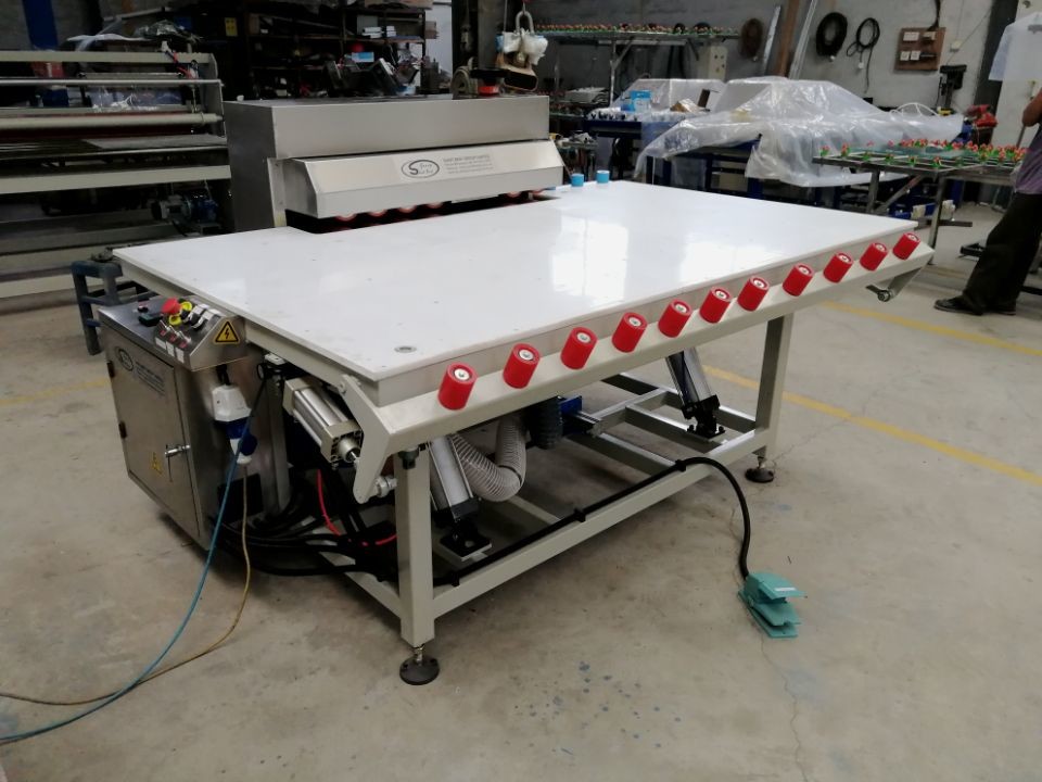 Single Side Heated Roller Press Table,Hot Roller Press Machine for ...